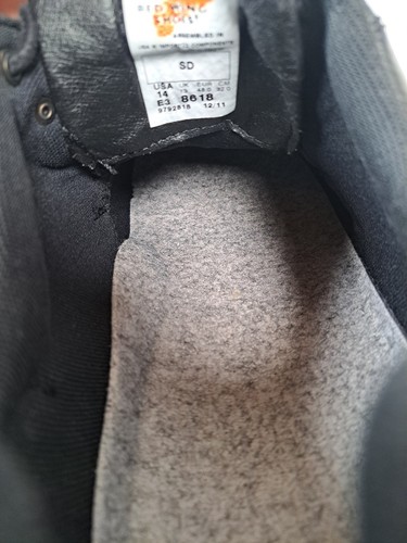 Red Wing Mens Rediflex Oxford Shoe Black Size 14 3E Wide Soft Toe SD ...