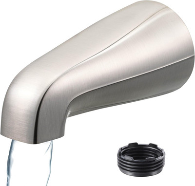 Universal Bath Tub Spout with Adapter, 5" Bathroom Bathtub Faucet Spout ...