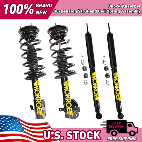 Front Rear Struts w/ Coil Springs Shock Absorbers for Ford Edge 3.5L ...