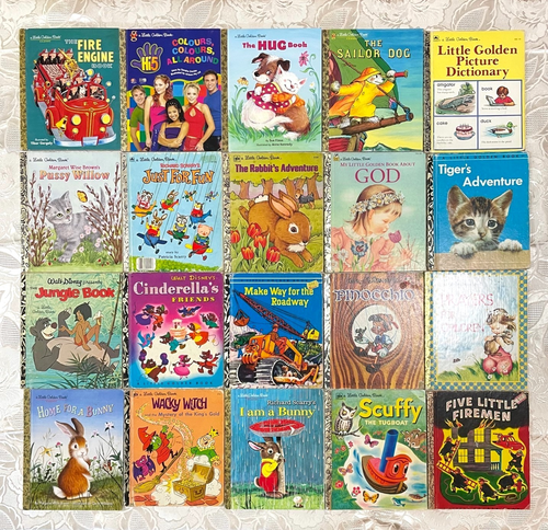Little Golden Books x20 Vintage Lot Bundle - Some Rare | eBay Australia