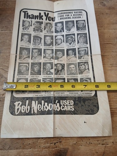 Original 70's Race Fans Record Breaking Season Spfld, Missouri, LARRY ...