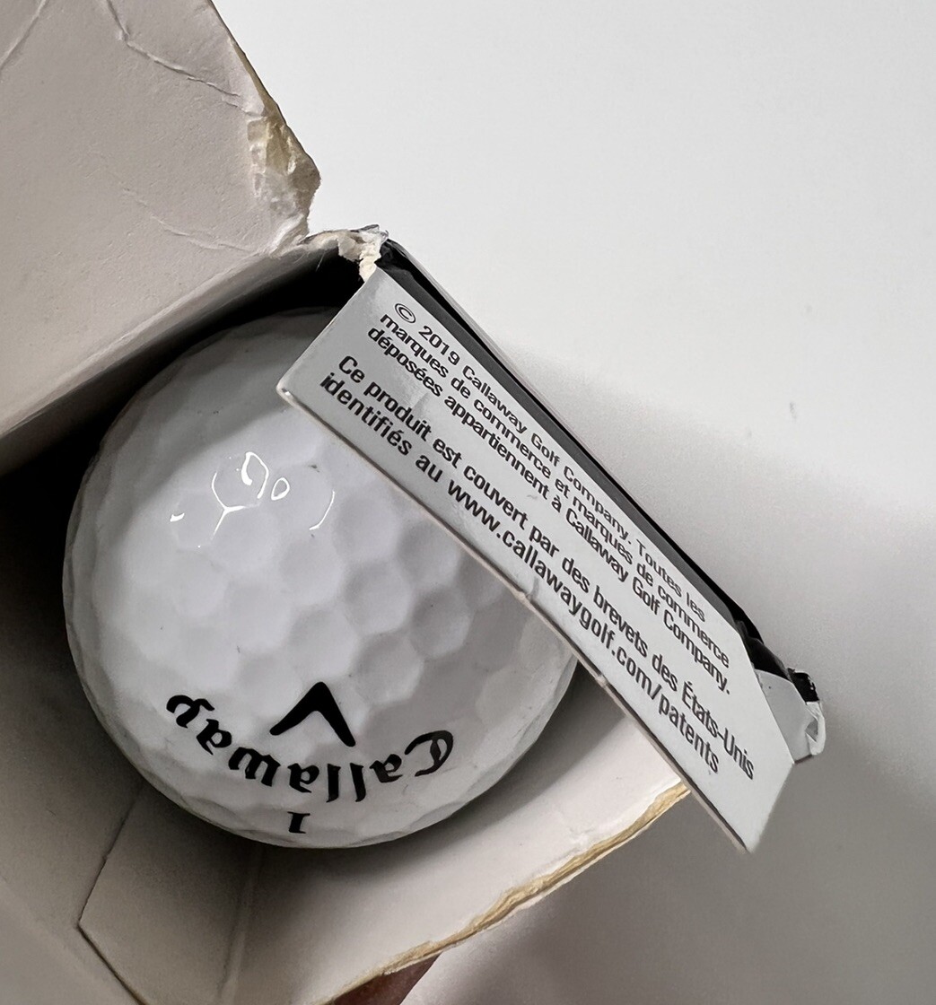 Callaway CXR Control Golf Balls 3 PK Company Logo | eBay