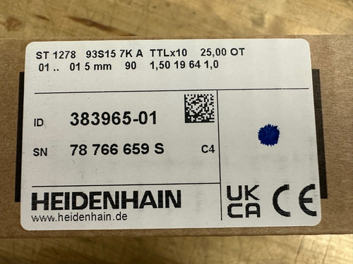 HEIDENHAIN ST 1278 incremental length gauge TTLx10 ID 383965-01 new in ...