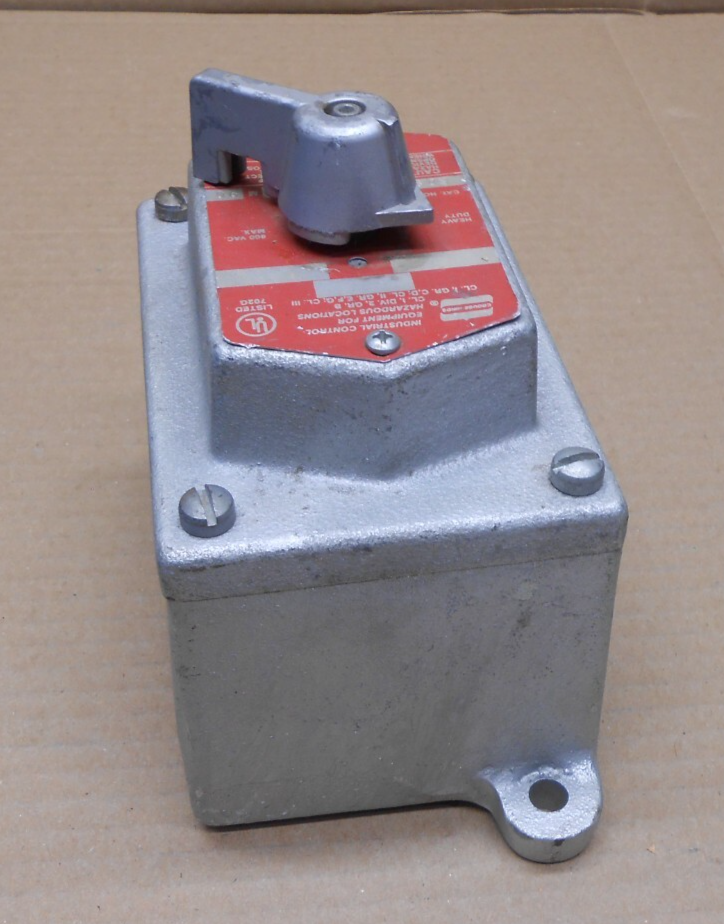 NEW CROUSE HINDS EDS21273 EXPLOSION PROOF SELECTOR SWITCH CONTROL ...