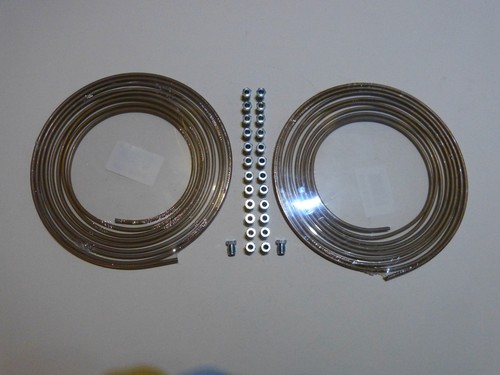 2 x 5 M KUNIFER BRAKE PIPE 4,75 MM + 26 x Fitting Flange F, BMW 02 + NK ...