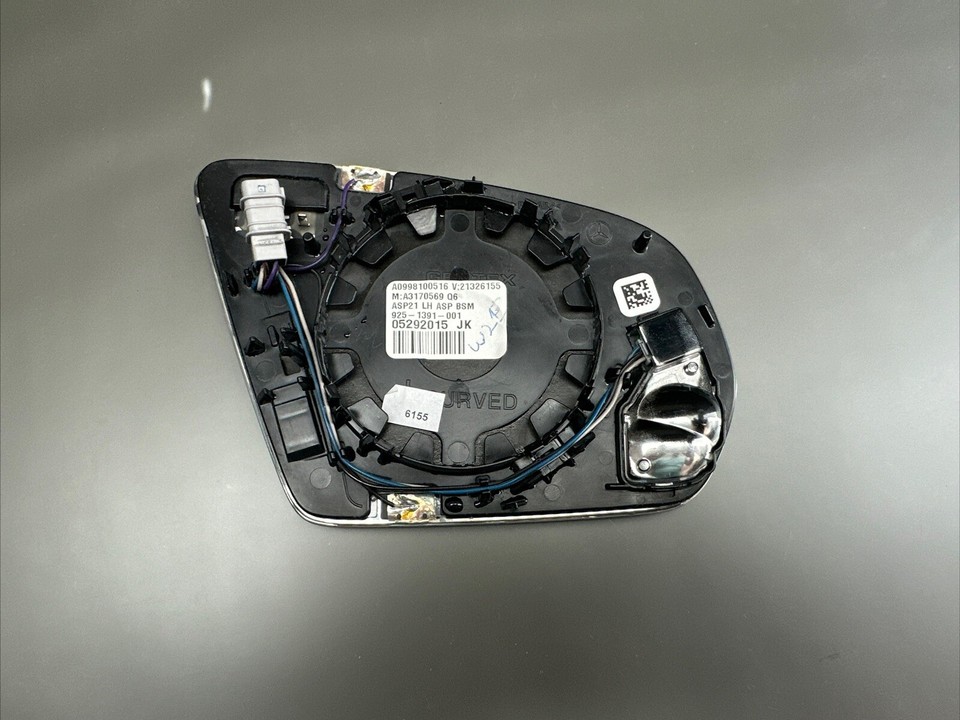 Mercedes W222 W205 W213 Exterior Mirror Glass Left Dimming A0998100516 ...