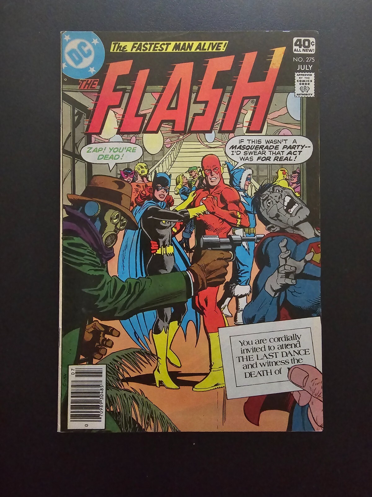 DC Comics The Flash #275 July 1979 Dick Giordano Cover Batgirl Death ...