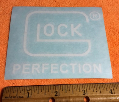 Glock Perfection Transfer Vinyl Peel Stick Original Decal Sticker Shot ...
