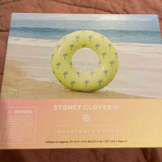 STONEY CLOVER LANE x TARGET INFLATABLE FLOAT PALM TREES Pool Green ...