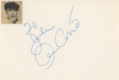 Ann Corio- Signed Notecard (Burlesque Stripper) | eBay