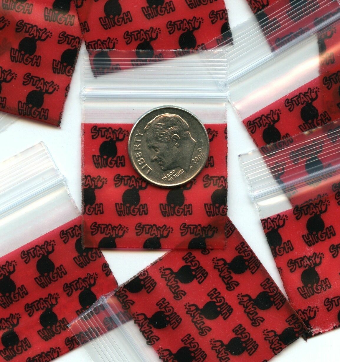 1000 Apple Baggies 1.25 x 1.25" mixed designs mini zip bags 125125 ...