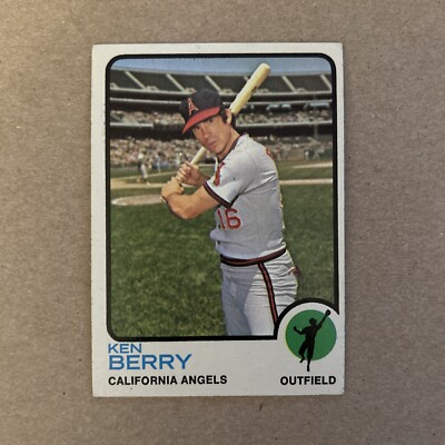 1973 Topps Baseball Ken Berry California Angels Card #445 | eBay