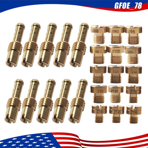 Carburetor Main Jet Kit for Mikuni VM22 VM24 125 150 200 250 Dirt Pit ...