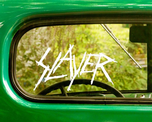 2 SLAYER DECAL Stickers For Car Truck Window Bumper Laptop | eBay