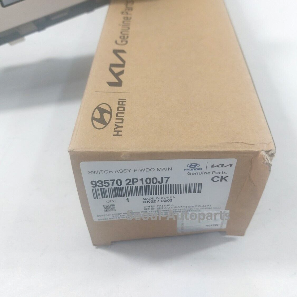 DHL 935702P100J7 Power Window Switch Driver Main For KIA Sorento 2009 ...