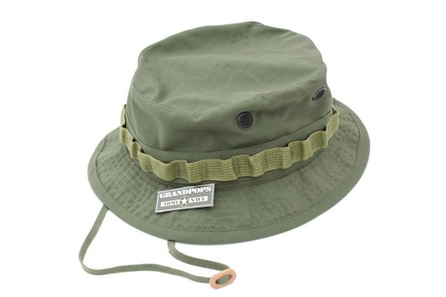 VIETNAM SHORT BRIM OD GREEN JUNGLE HAT RIPSTOP MADE IN USA NEW ...