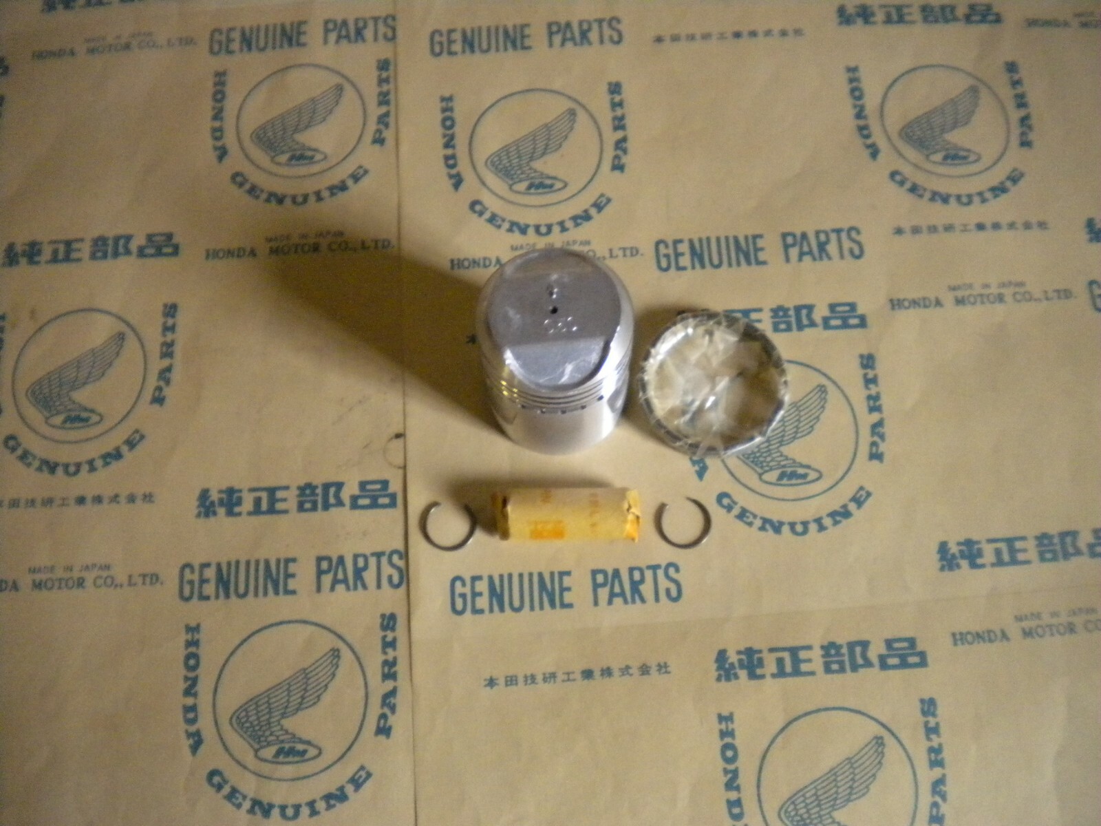 HONDA C110, CA110 NOS .50mm Oversize Piston and Ring Set 13103-011-010 ...