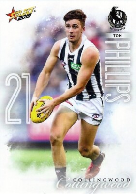 2019 COLLINGWOOD MAGPIES AFL Card TOM PHILLIPS Footy Stars | eBay Australia