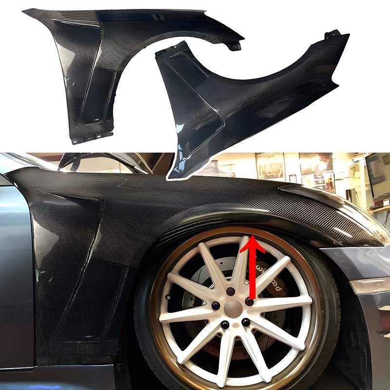 Real Carbon Front Vented Fenders Wings for Infiniti G35 Sedan 2003-06 ...