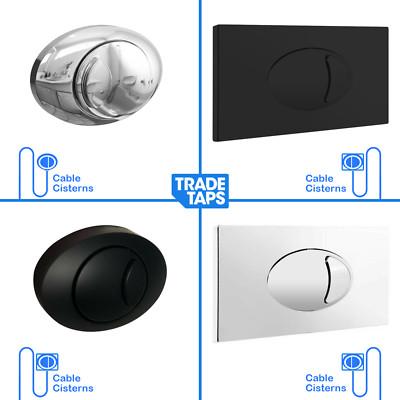 Dual Flush Plate Push Button for Cable Operated Concealed Cisterns ...
