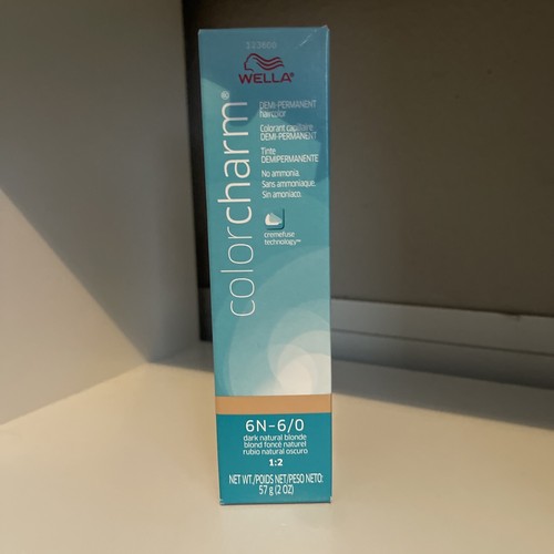 Wella Color Charm Demi-Permanent Haircolor - #6/0 (6N) DRK. Nat Blonde