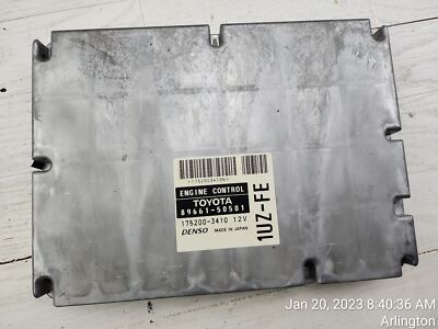 1999 Lexus LS400 ECU ECM PCM Engine Control Module Computer 89661-50501 ...