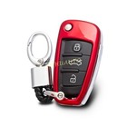 For 2008-2022 Audi Q3 Q7 A1 A3 S3 TT Car Flip Key Case ABS Hard Cover ...