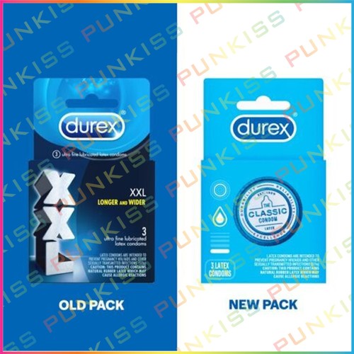 Durex Classic Extra Large Size Condoms💋Premium Quality Latex ...