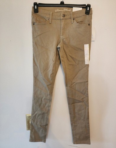 Universal threads mid rise skinny Khaki pants size 0 short | eBay