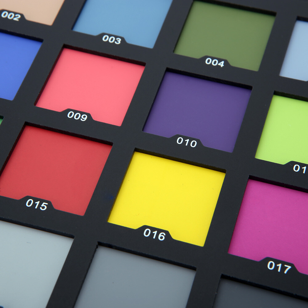 Professional 24 Color Card Test F Superior Digital Color Correction ...