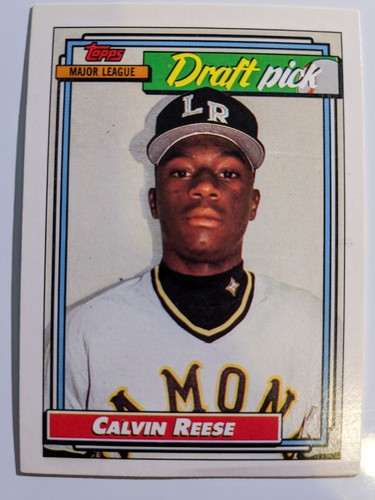 1992 Topps Baseball Draft Pick #714 Calvin Reese | eBay