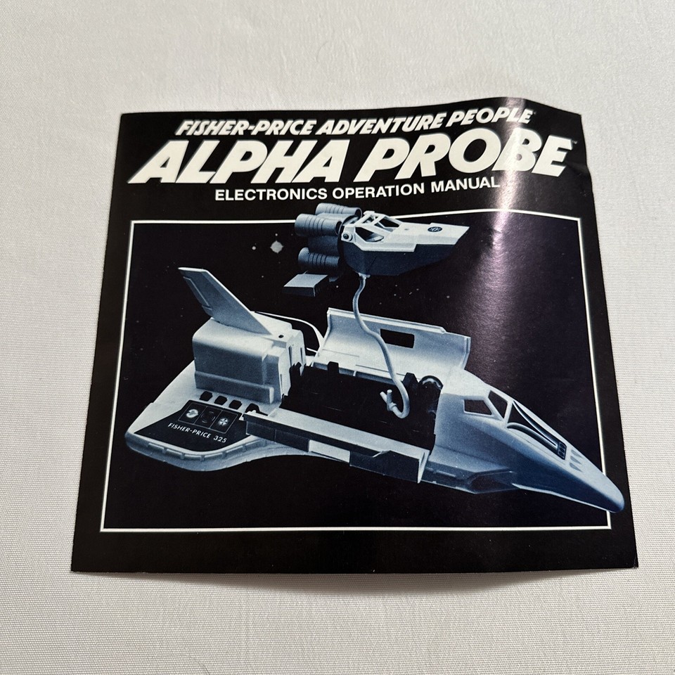1980 Fisher Price Adventure People ALPHA PROBE Set #325 w/ box Tested ...