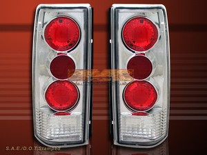 85-05 Chevy Astro Van / GMC Safari Tail Lights Clear 2001 2002 2003 ...