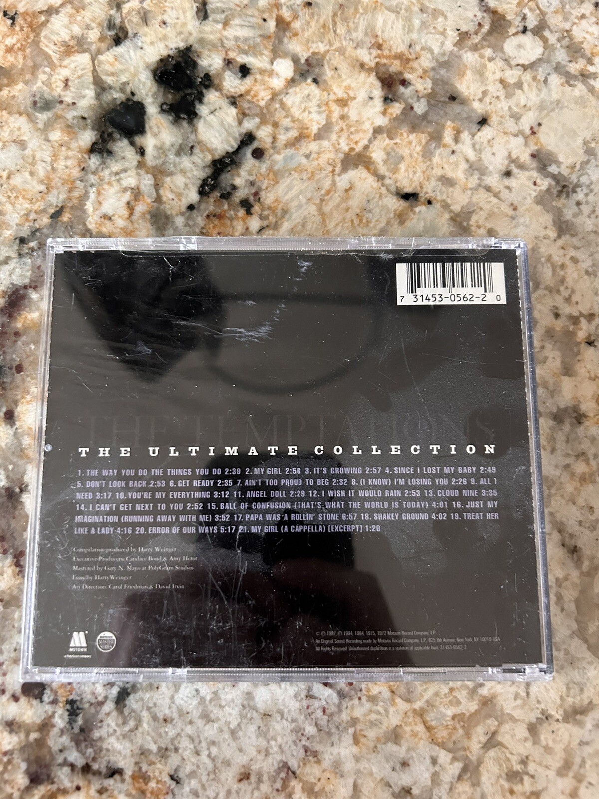 The Temptations - The Ultimate Collection (Soul) (CD, 1997, Motown) My ...