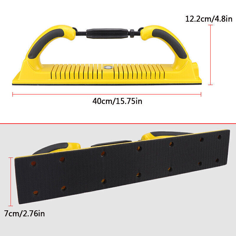 40CM Adjustable Radius Flex Longboard Hand Sanding File Block Hand ...