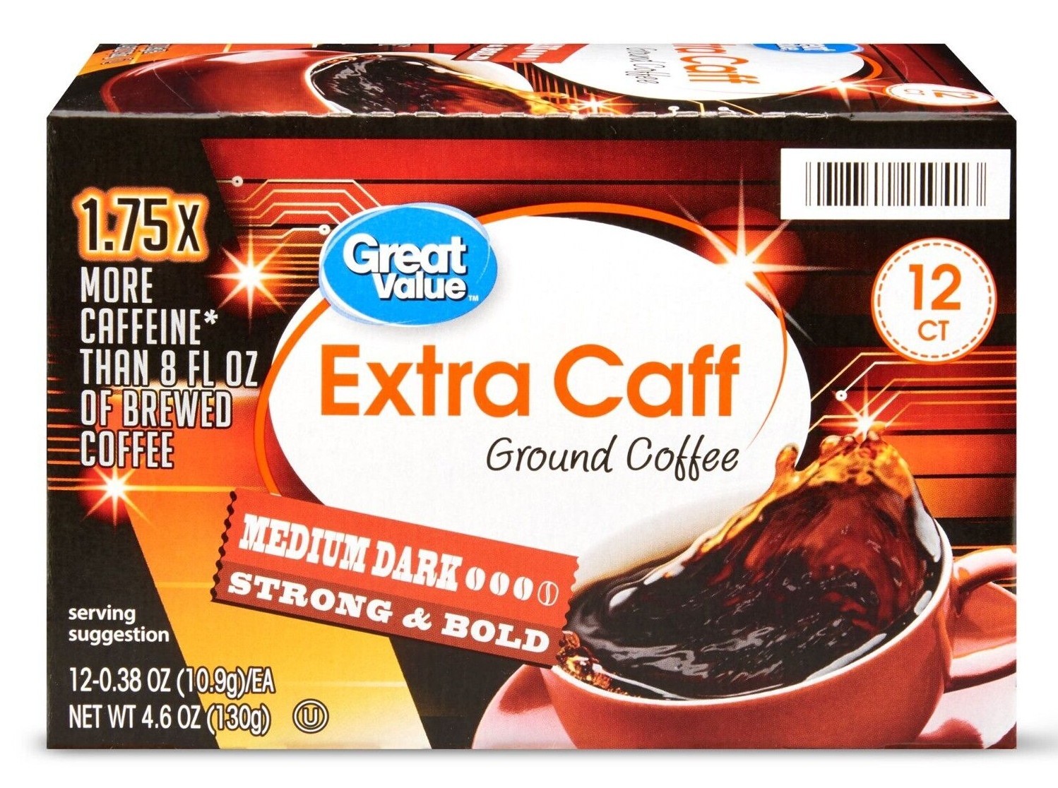 Great Value Caramel Cappuccino Mix Coffee Pods 12 Count for sale online ...