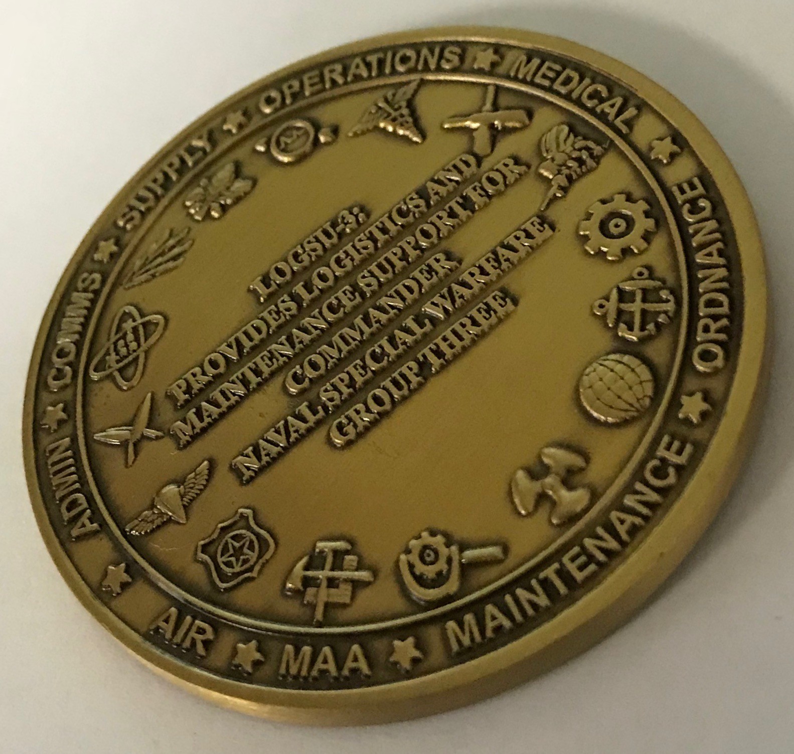 USN SEAL Naval Special Warfare Group 3 NSW3 LOGSU-3 Logistics & Support ...