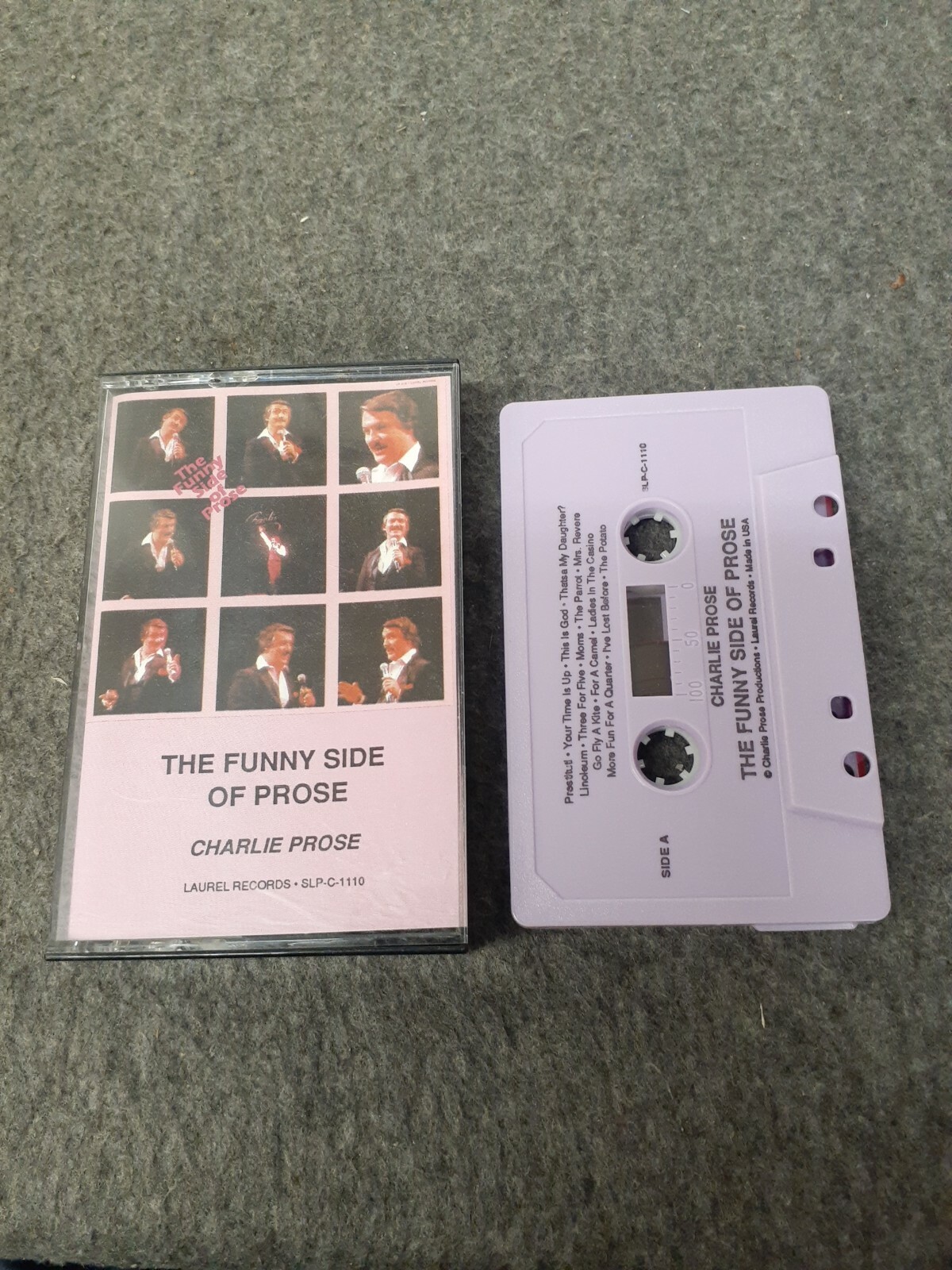 CHARLIE PROSE The Funny Side Of Prose Cassette Tape Comedy Songs | eBay