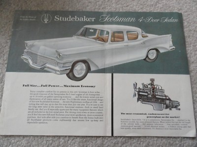 Studebaker Scotsman Sales Brochure | eBay