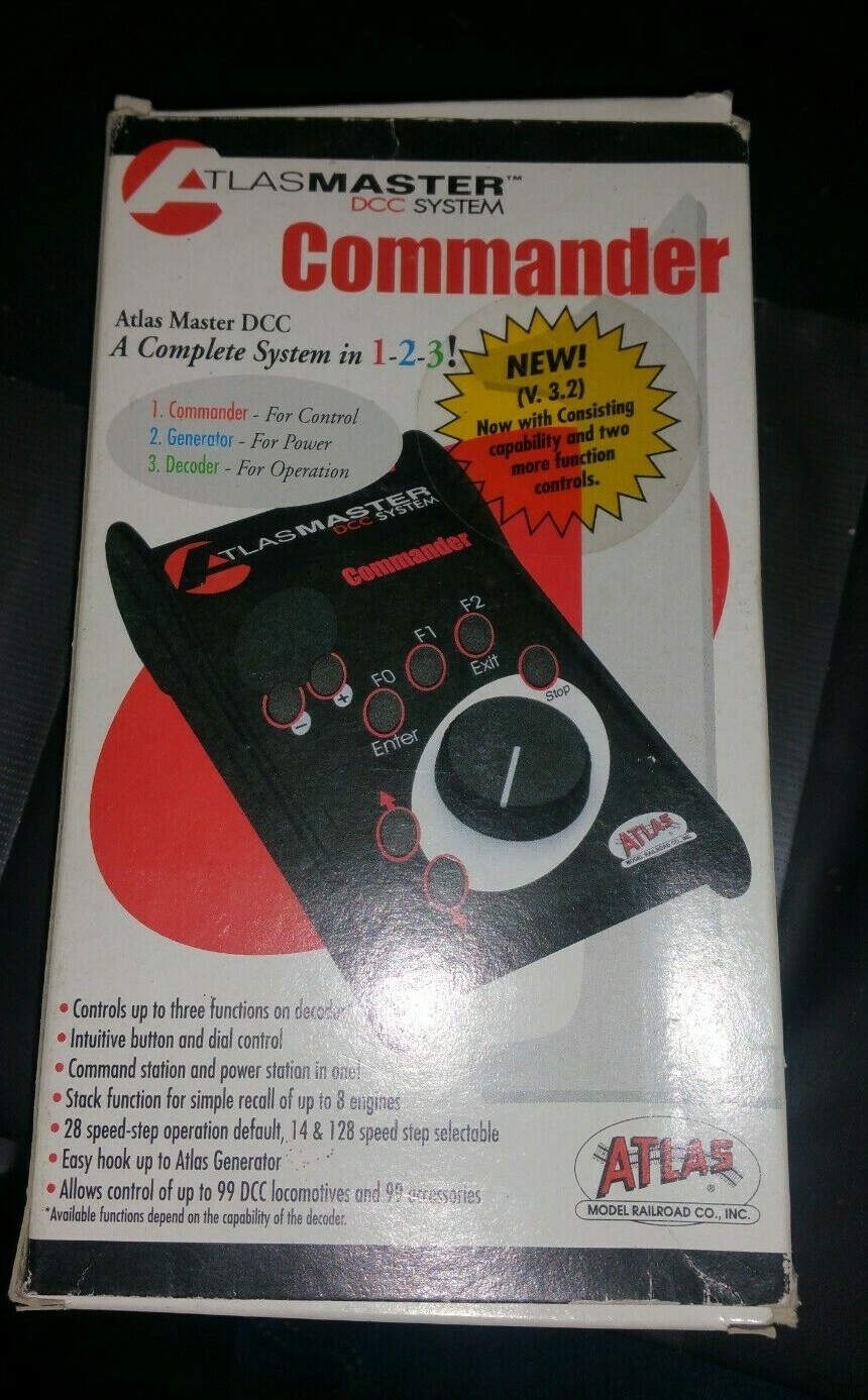 Atlas Master DCC System/ Commander 1 | eBay