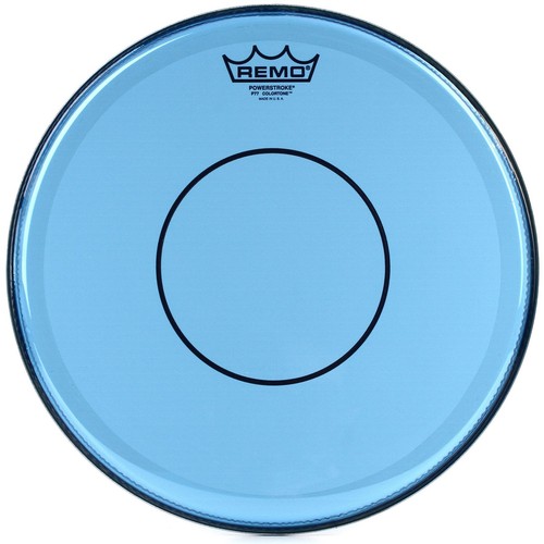 Remo Powerstroke 77 Colortone Blue Snare Drumhead - 13 inch (3-pack ...