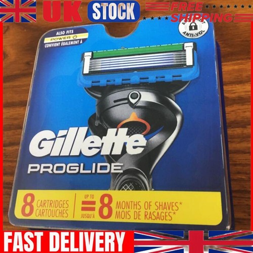 8 Gillette Fusion Proglide Razor Blades NEW 8 PACK 100% AUTHENTIC ...