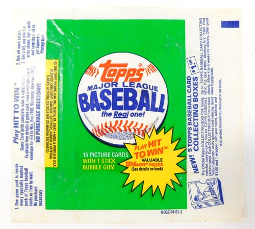 1981 Topps Baseball Wax Wrapper ~ Collecting Boxes Variations | eBay