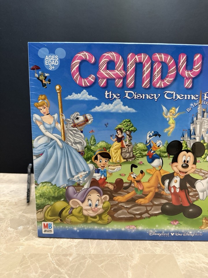 New Candyland Disney Theme Park Edition Board Game Disneyland 2009 ...