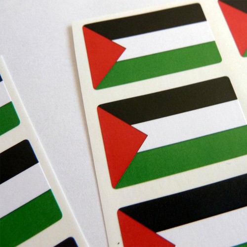 Mini Palestine Flag Stickers Car Window Vinyl Bumper Decal Label A4 And ...