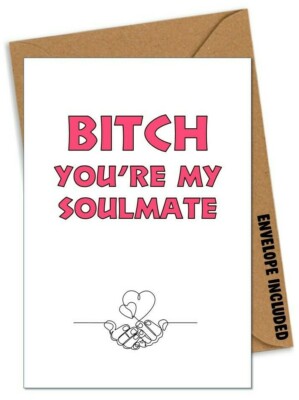 Funny Valentines Anniversary Birthday Card Rude Cheeky Husband Wife ...