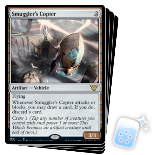SMUGGLER'S COPTER X4 Kamigawa: Neon Dynasty: Commander Magic MTG MINT ...