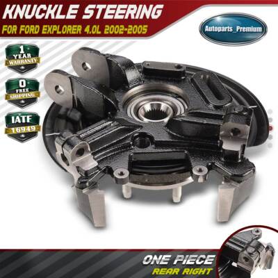Rear Right Steering Knuckle & Wheel Hub Bearing Assembly for Ford ...