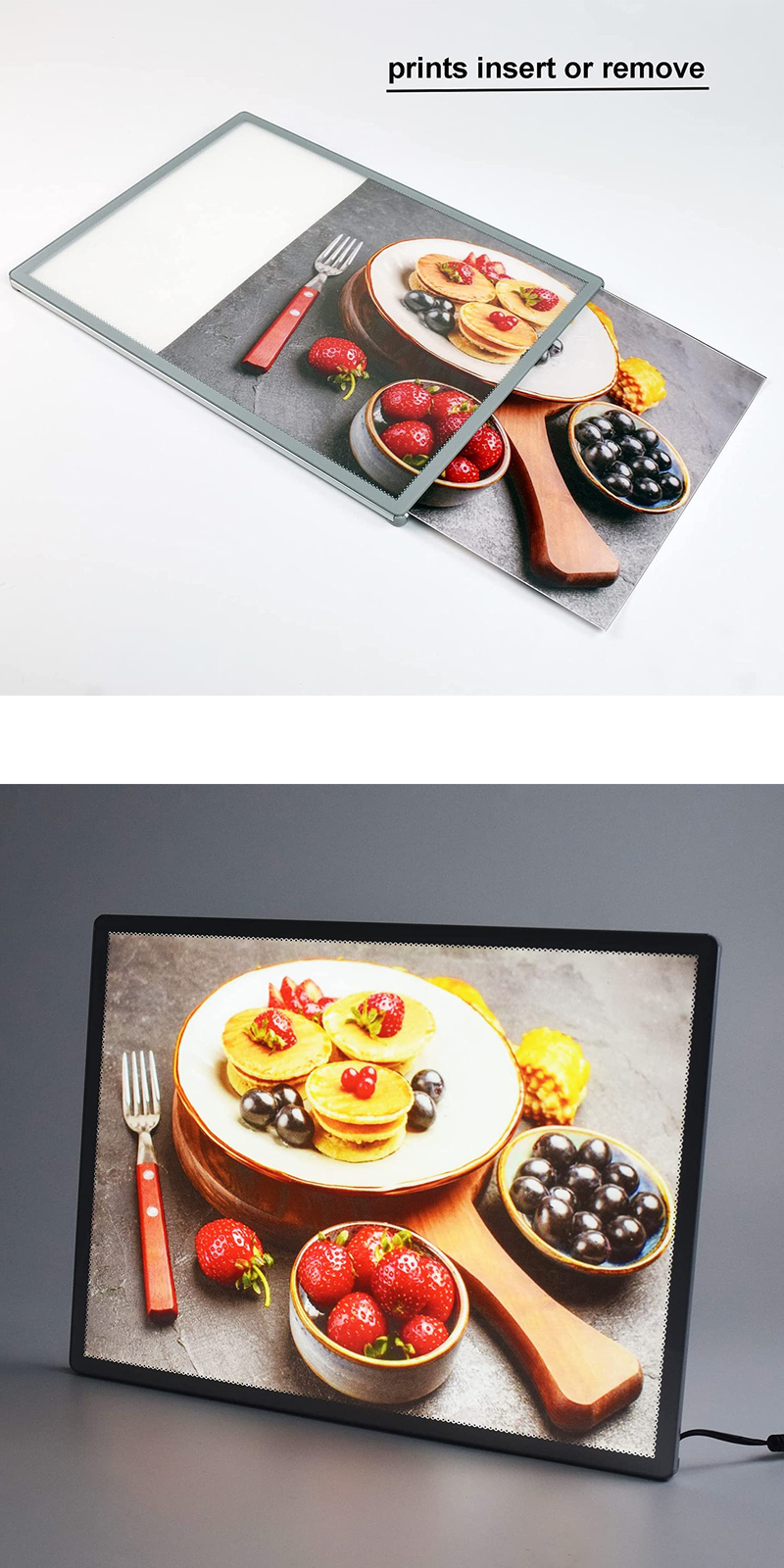 27 x 14 in LED Sign LED Backlit Display Board Electronic Sign Menu ...