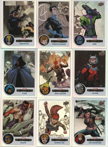 2022 Marvel Beginnings Vol.2 Series 1 Rainbow Foil Card Lot Of 12 Upper ...